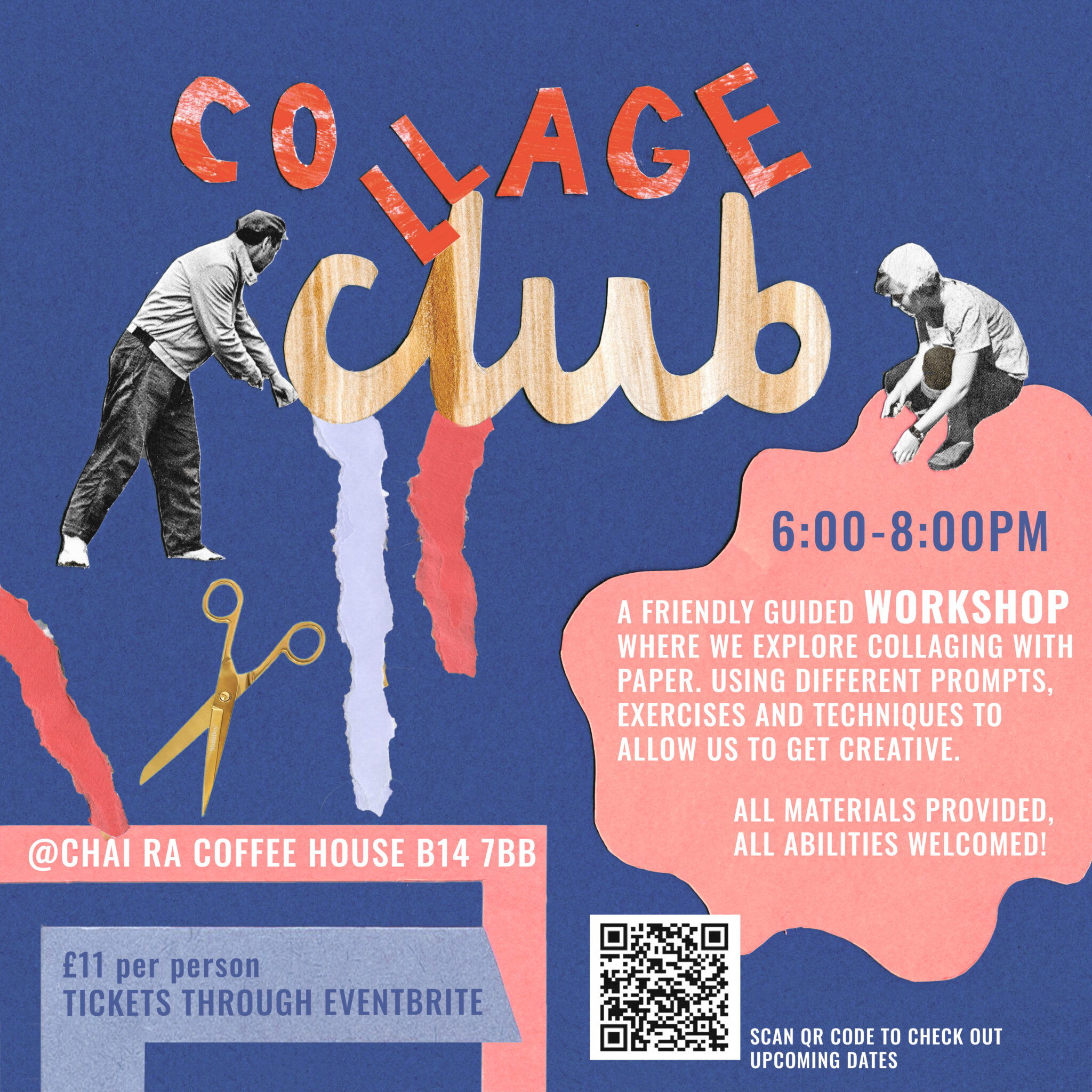 10 April 2024: Collage Club Social – Art Works Hall Green